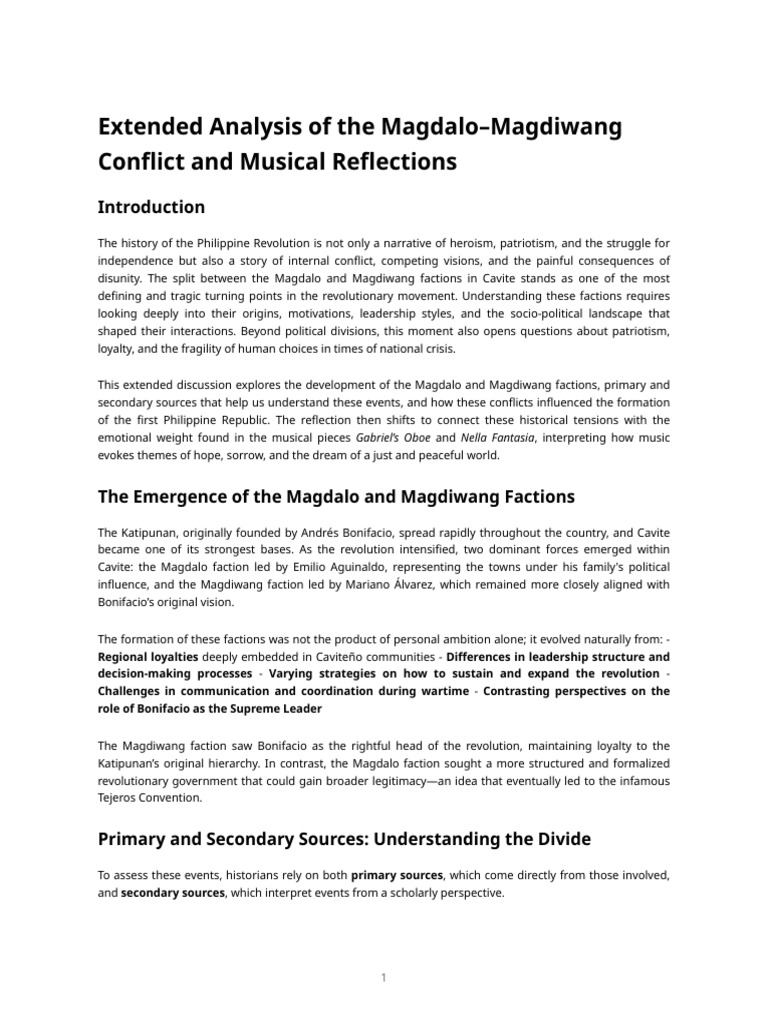 Magdalo Magdiwang Extended | PDF