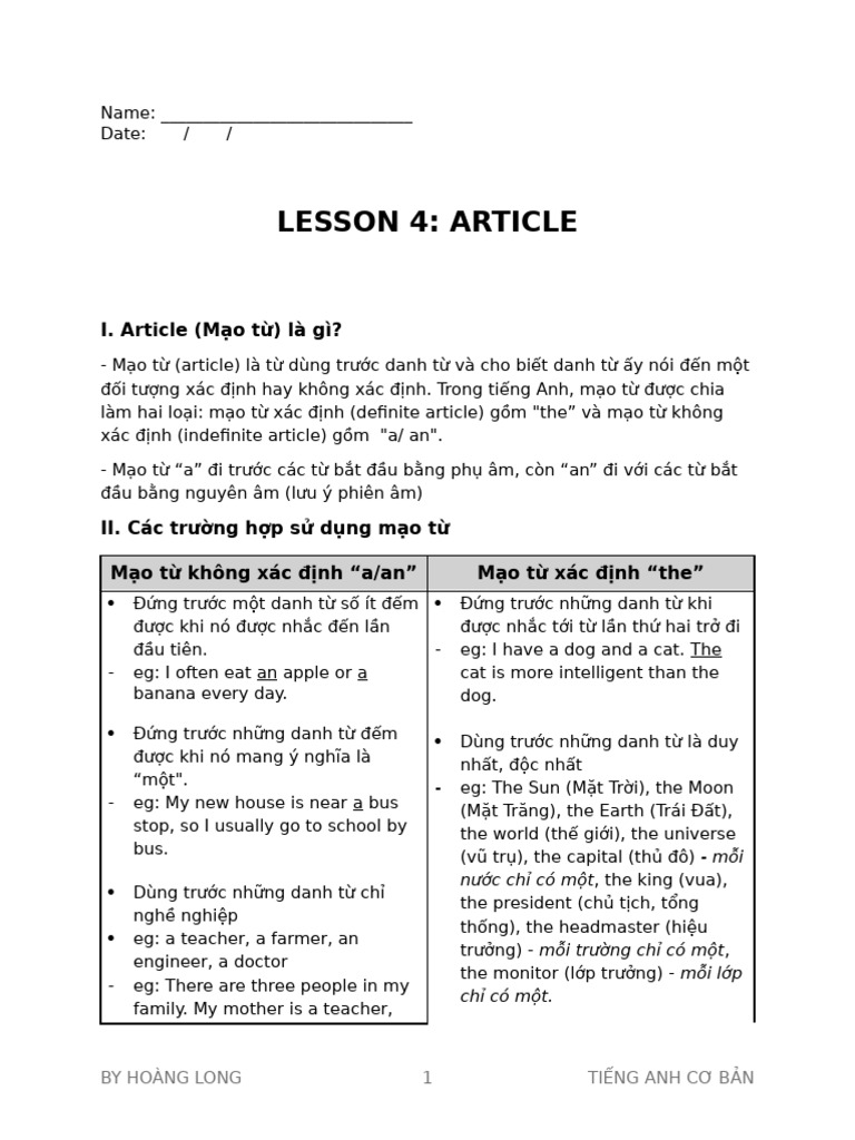 Lesson 4 Article | PDF
