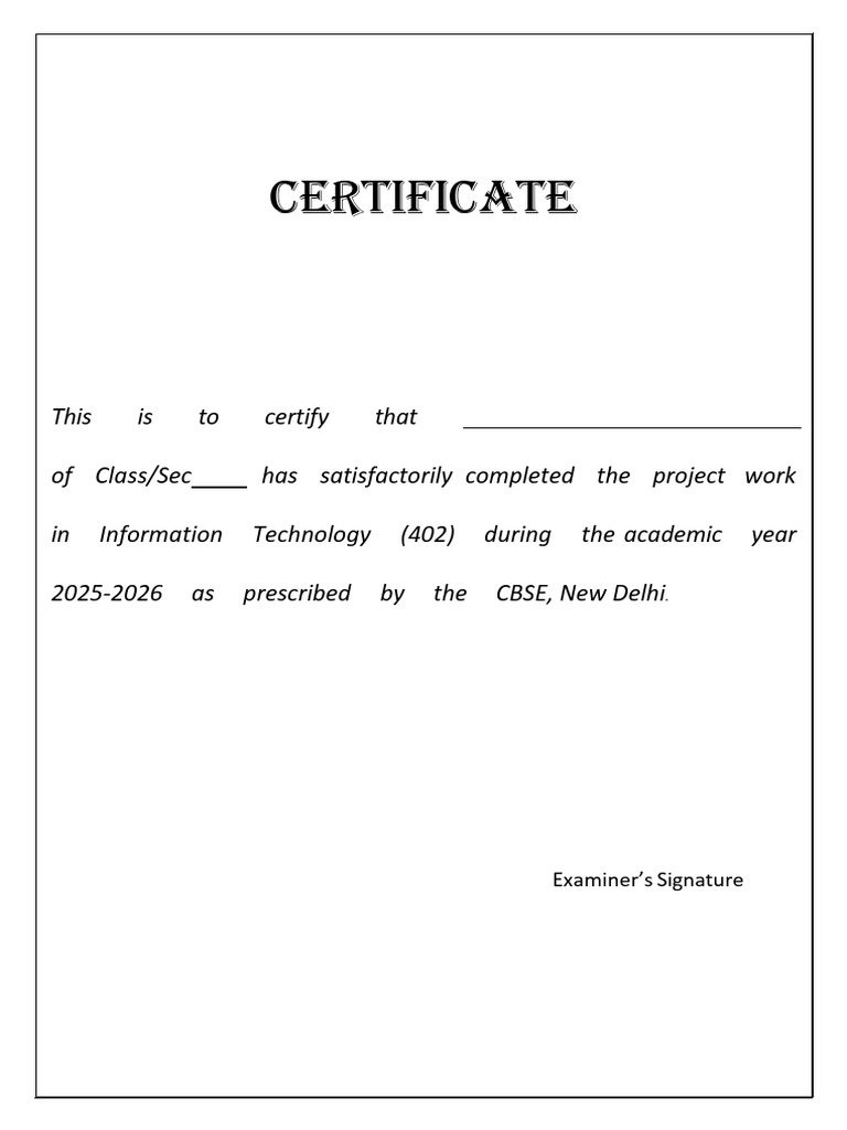 IT Project Certificate and Assignments Guide | PDF | Spreadsheet ...