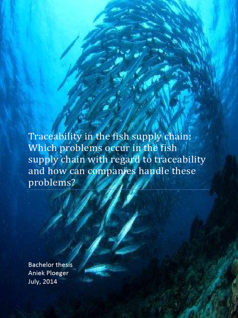 Traceability in The Fish Supply Chain Which Probl-Groen Kennisnet ...