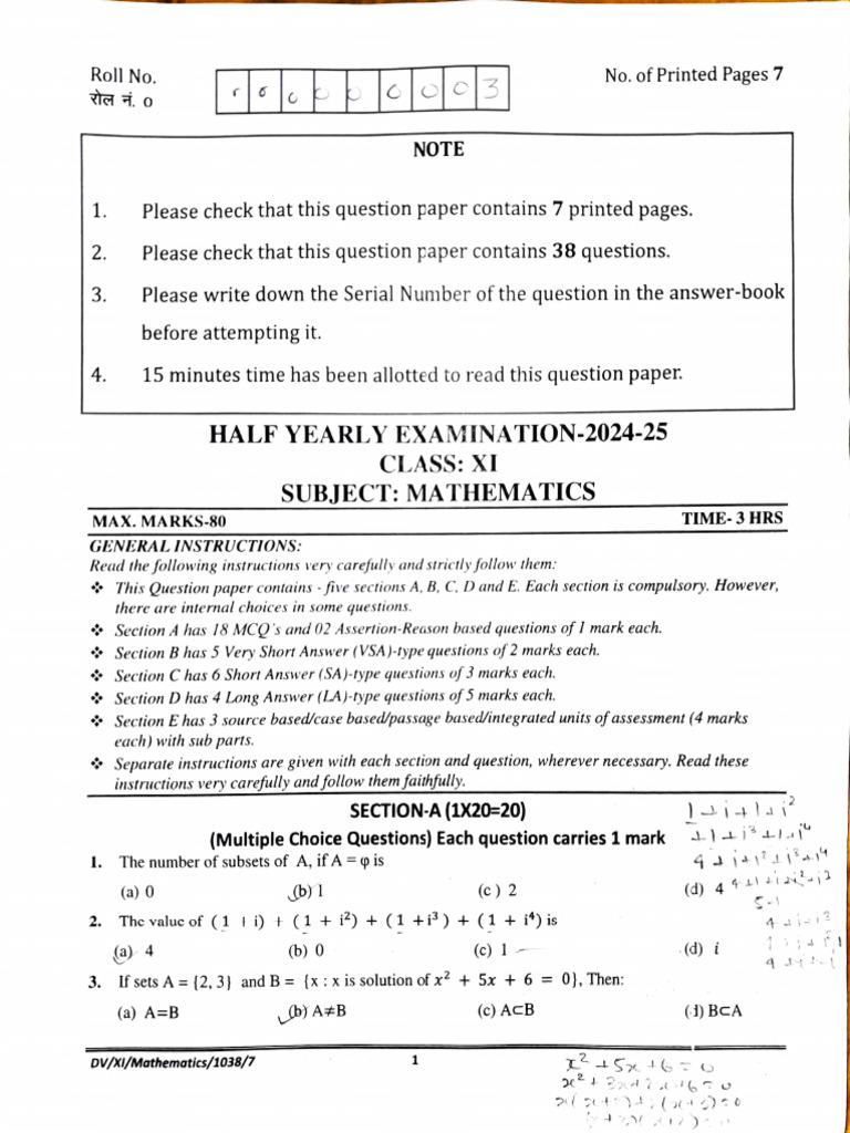 Mathematics - HY | PDF | Quadratic Equation | Fahrenheit