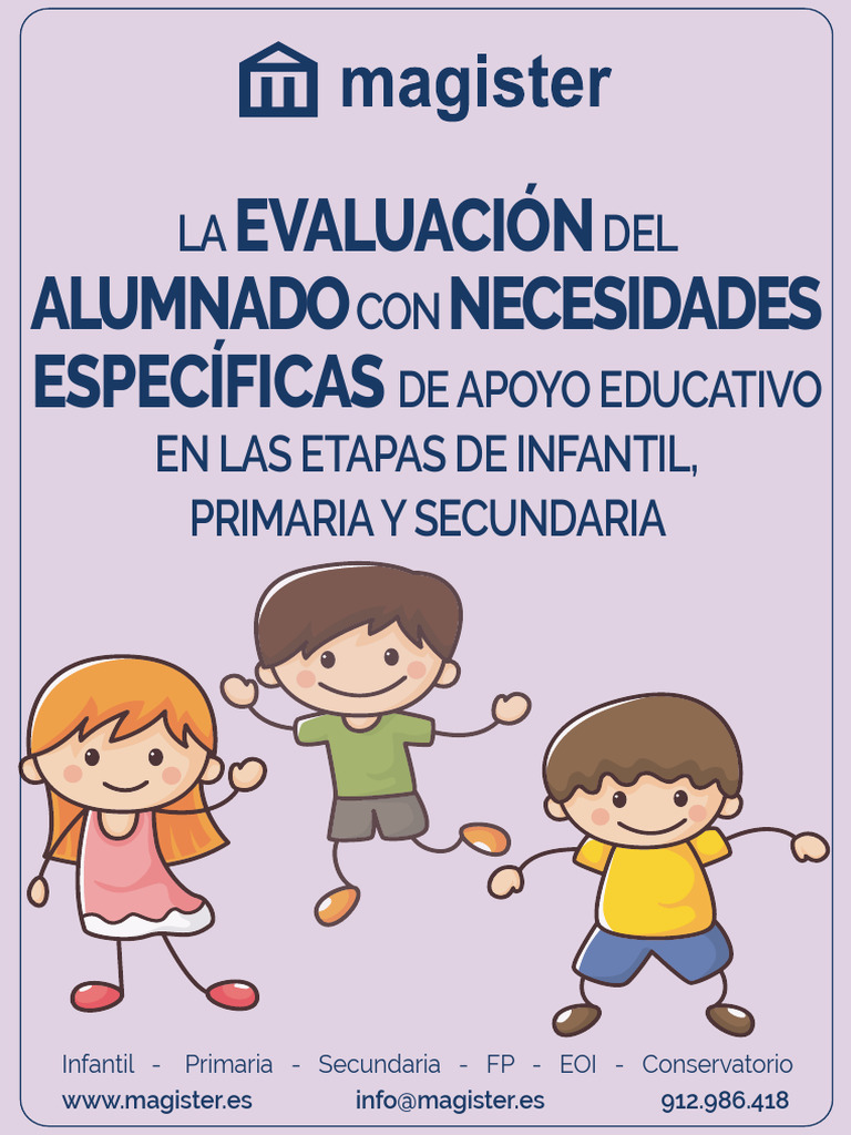 La Evaluaciã N Del Alumnado Con Necesidades Especã - Ficas de Apoyo ...