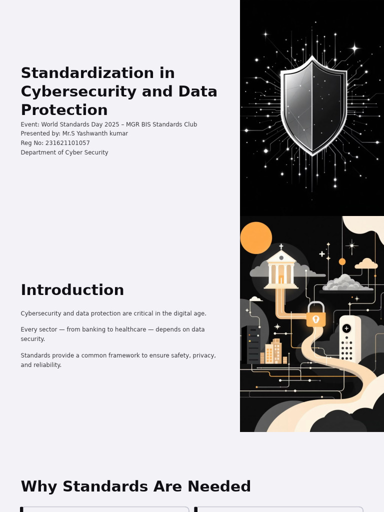 Standardization in Cybersecurity and Data Protection Final | PDF ...