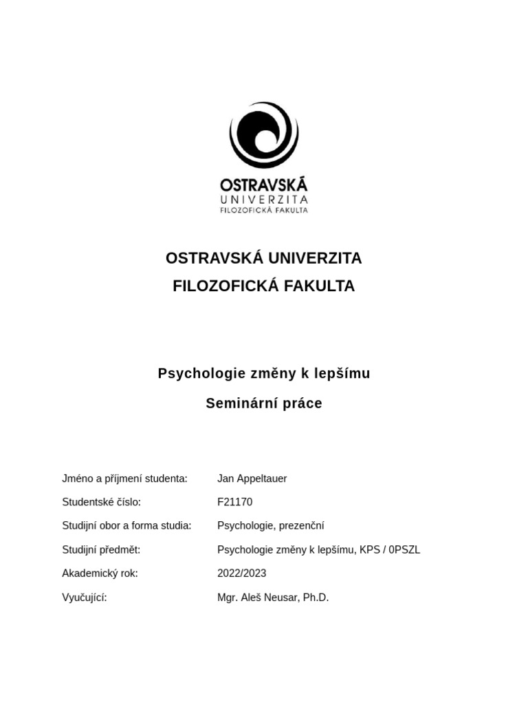 Appeltauer_ Jak Pracovat s Workoholismem | PDF