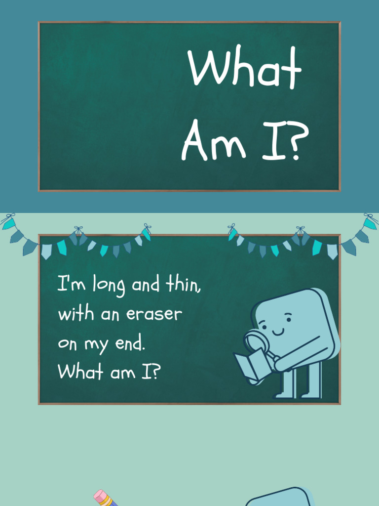 Class Objects Riddles School Presentation | PDF
