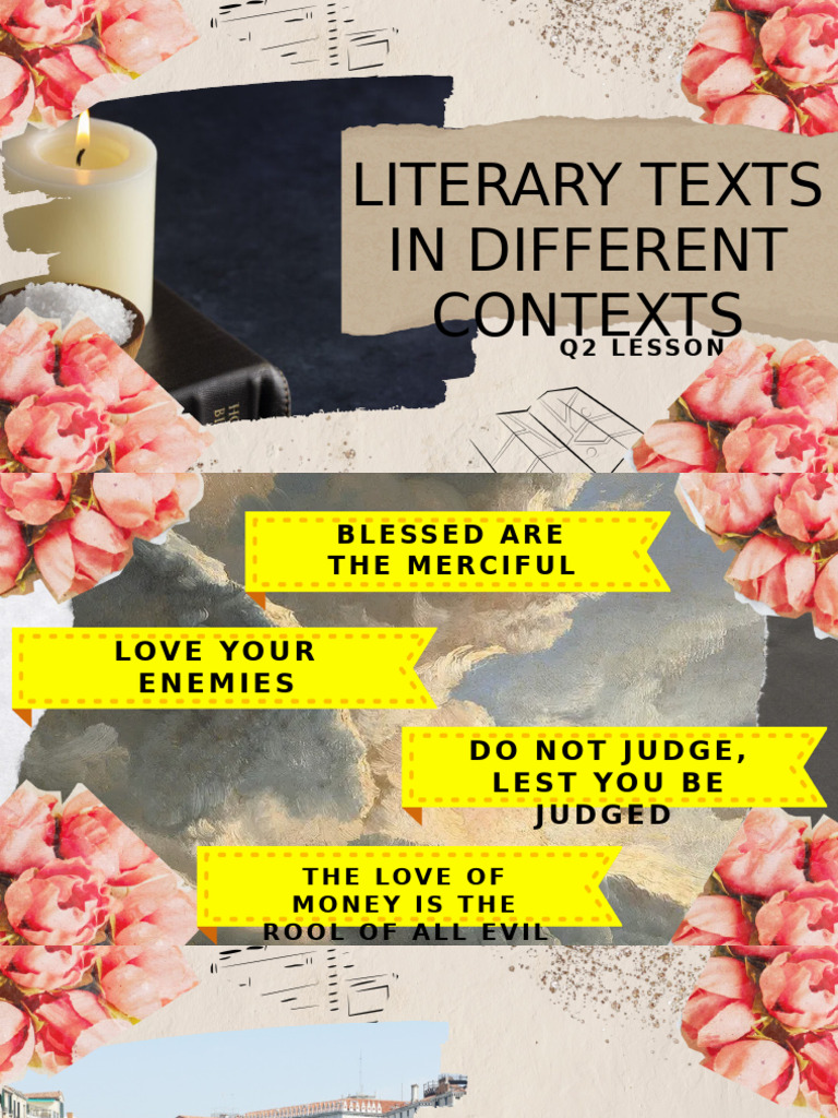 Analyzing Contexts in Literary Texts | PDF | Jesus
