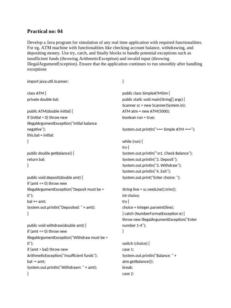 Practical | PDF | Computer Programming | Software Engineering