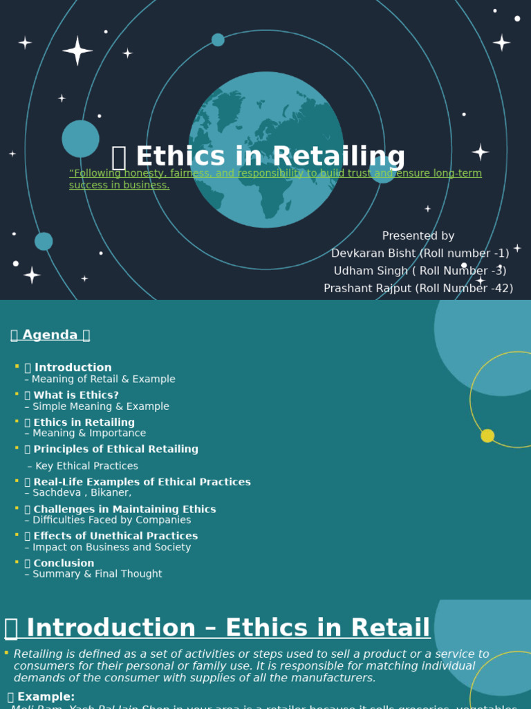 ? Ethics in Retailing | PDF | Retail | Brand