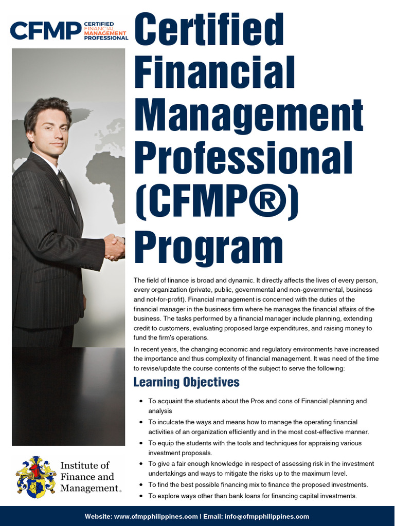 CFMP Brochure | PDF | Capital Structure | Dividend