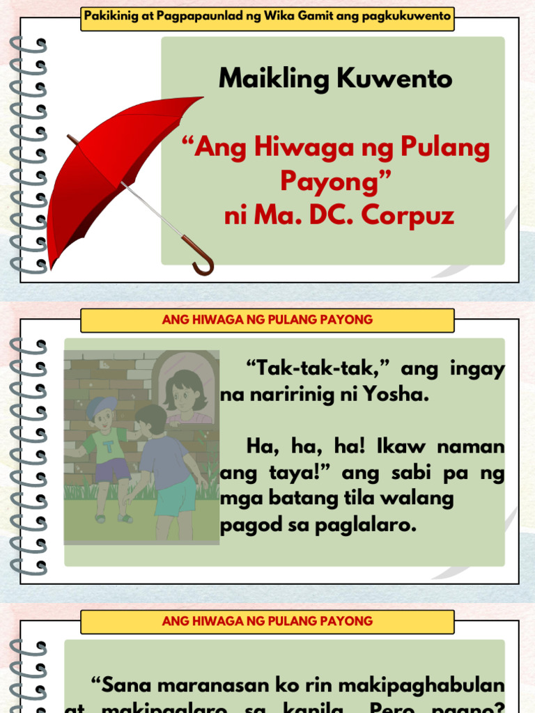 1 Ang Hiwaga NG Pulang Payong | PDF