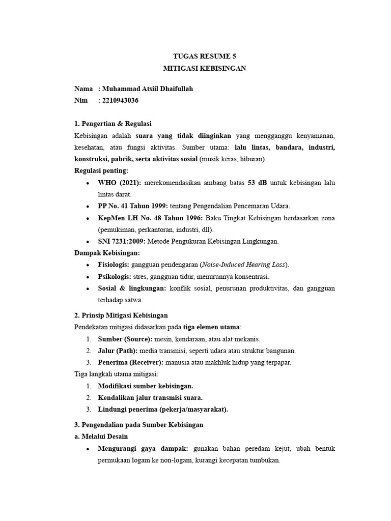 Tugas Resume 5 Muhammad Atsiil Dhaifullah-2210943036 | PDF