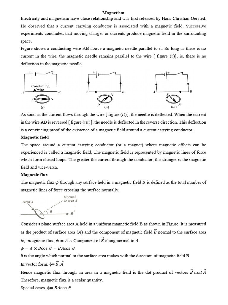 Understanding Magnetism and Magnetic Flux | PDF | Flux | Magnetic Field