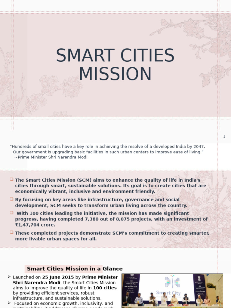 Smart Cities Mission | PDF | City | Closed Circuit Television