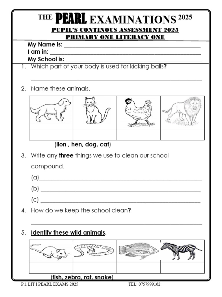 P.1 Lit I Pearl Exams 2025 | PDF | Chess | Chess Theory