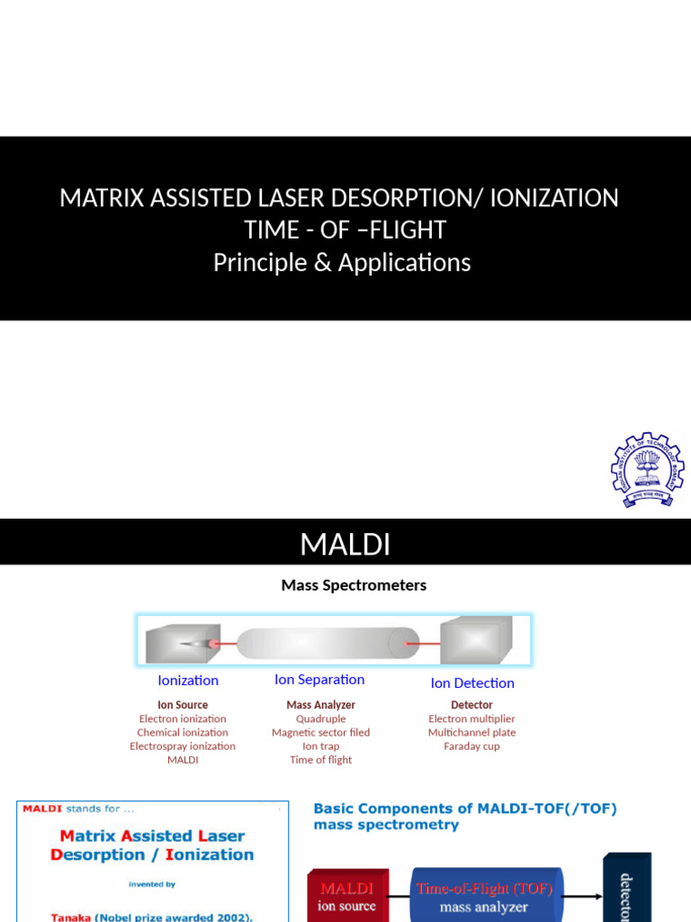 Maldi Tof Tof Workshop | PDF | Mass Spectrometry | Time Of Flight Mass ...