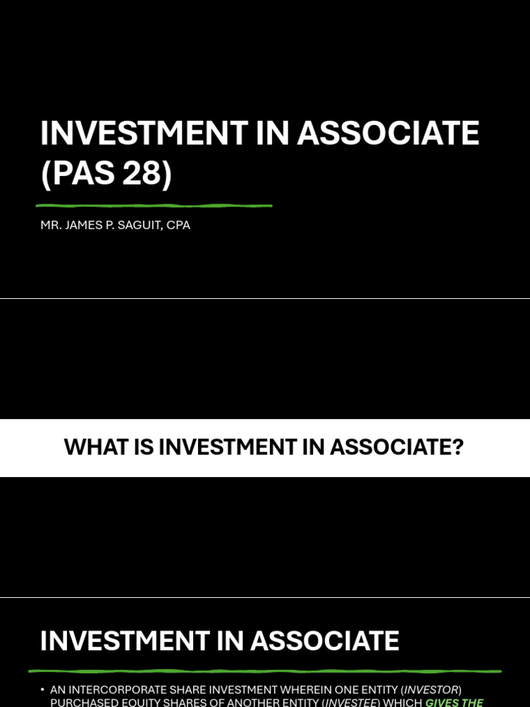 Financial Assets Investment in Associate | PDF | Investing | Fair Value
