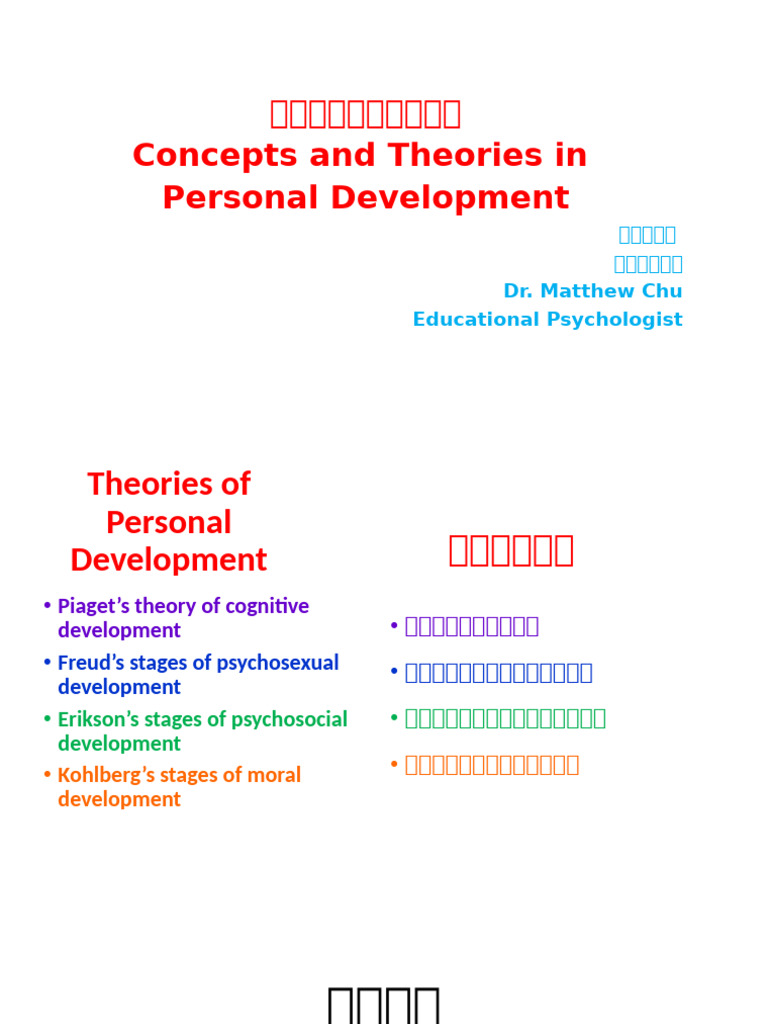 Personal Development Theories Explained | PDF | Cognitive Development ...