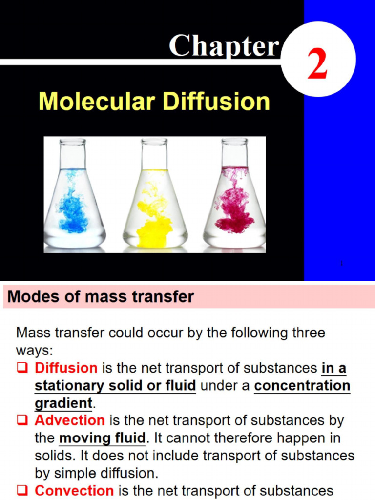 Chapter 2 - Fundamentals of Mass Transfer Operations 2020 - P | PDF