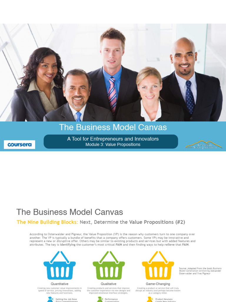 BMC Module 3 Value Propositions - Compressed | PDF | Innovation ...
