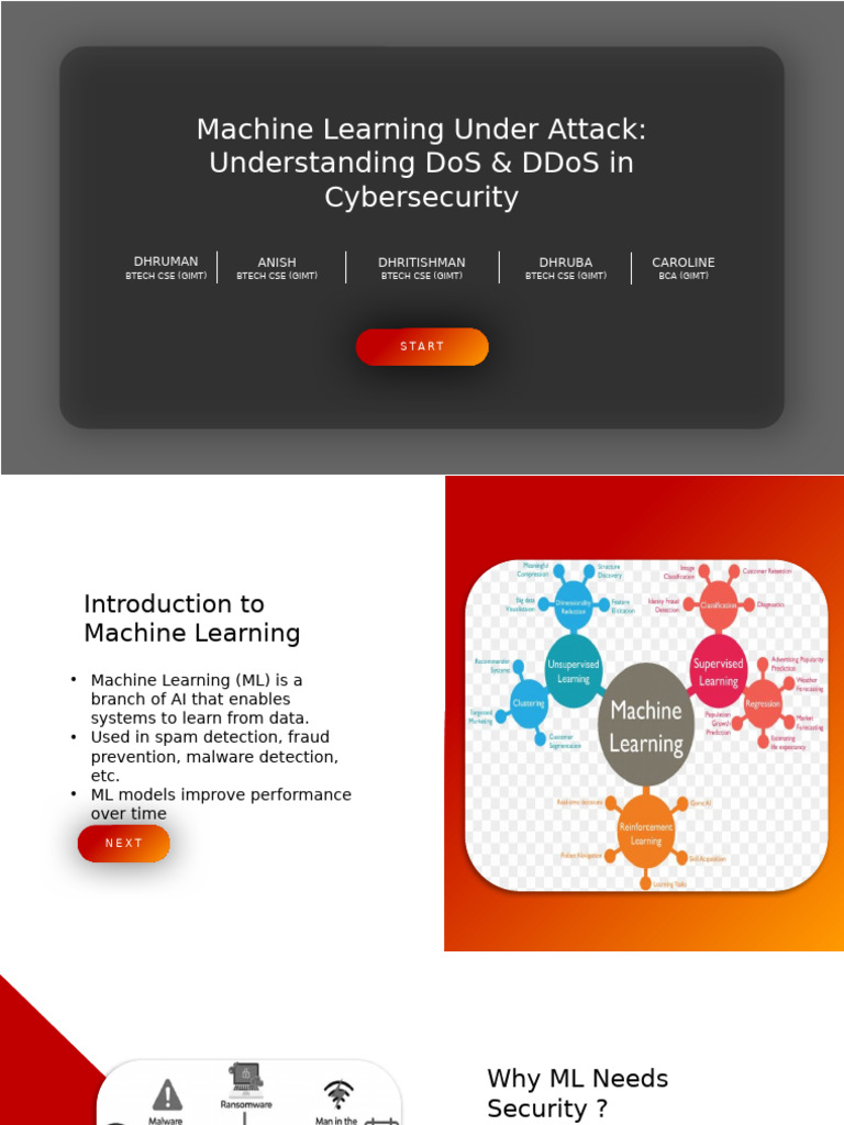 DoS & DDoS Attacks on ML Systems | PDF | Machine Learning | Denial Of ...