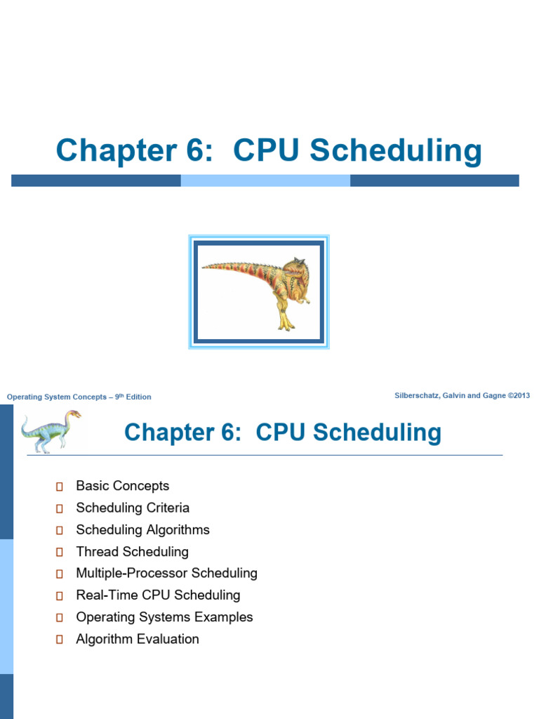 Ch6 - Scheduling Algo With Example | PDF | Scheduling (Computing ...