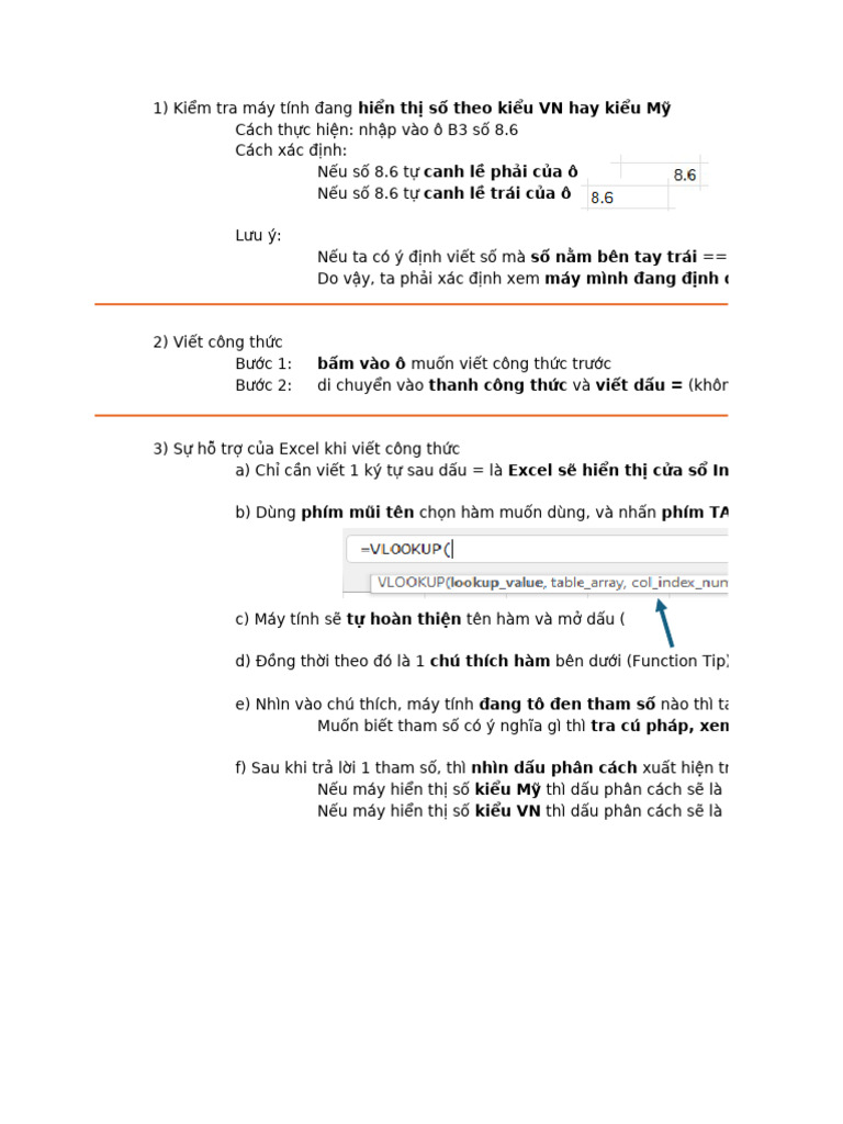 HD hoc Excel co ban | PDF
