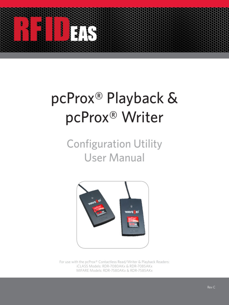 pcProx® Playback & Writer User Manual | PDF | Computer Keyboard | Usb