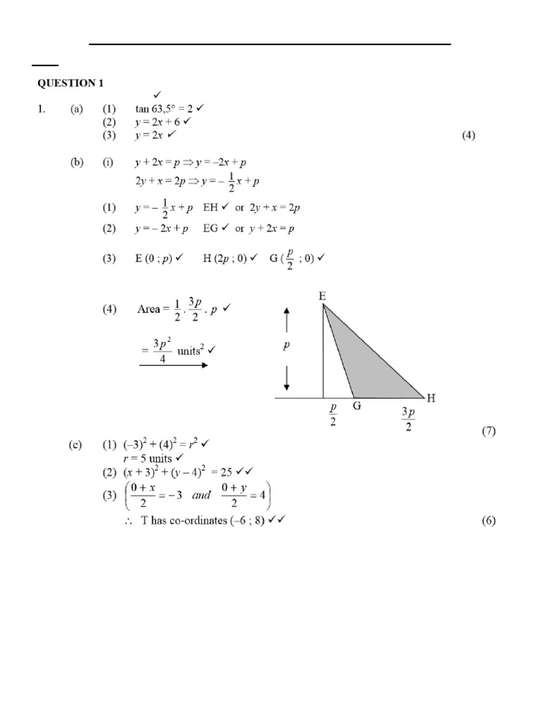 Analytical Geometry Memo | PDF