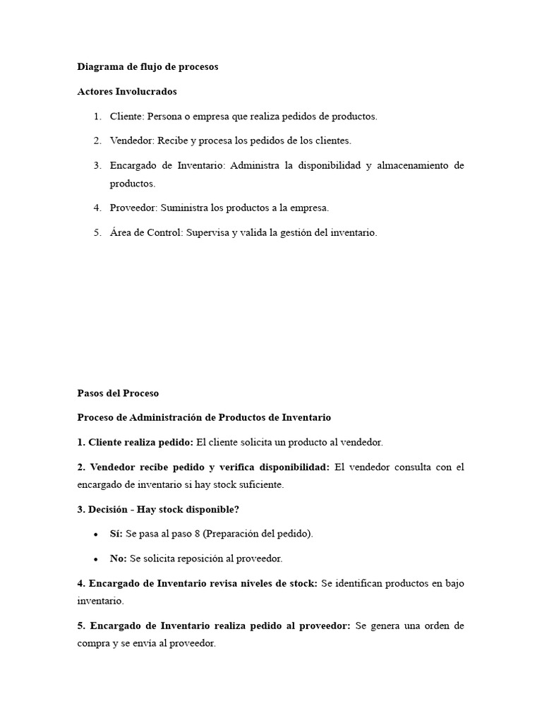 Flujo de Proceso de Inventario Eficiente | PDF | Auditoría | Business