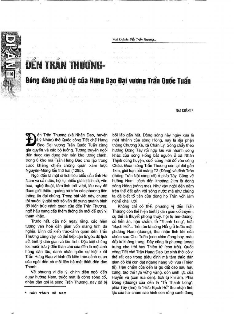 3022 - Den Tran Thuong Bong Dang Phu de Cua Hung Dao Dai Vuong Tran ...