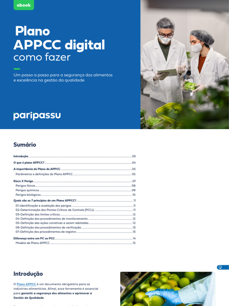 Guia Completo do Plano APPCC Digital | PDF