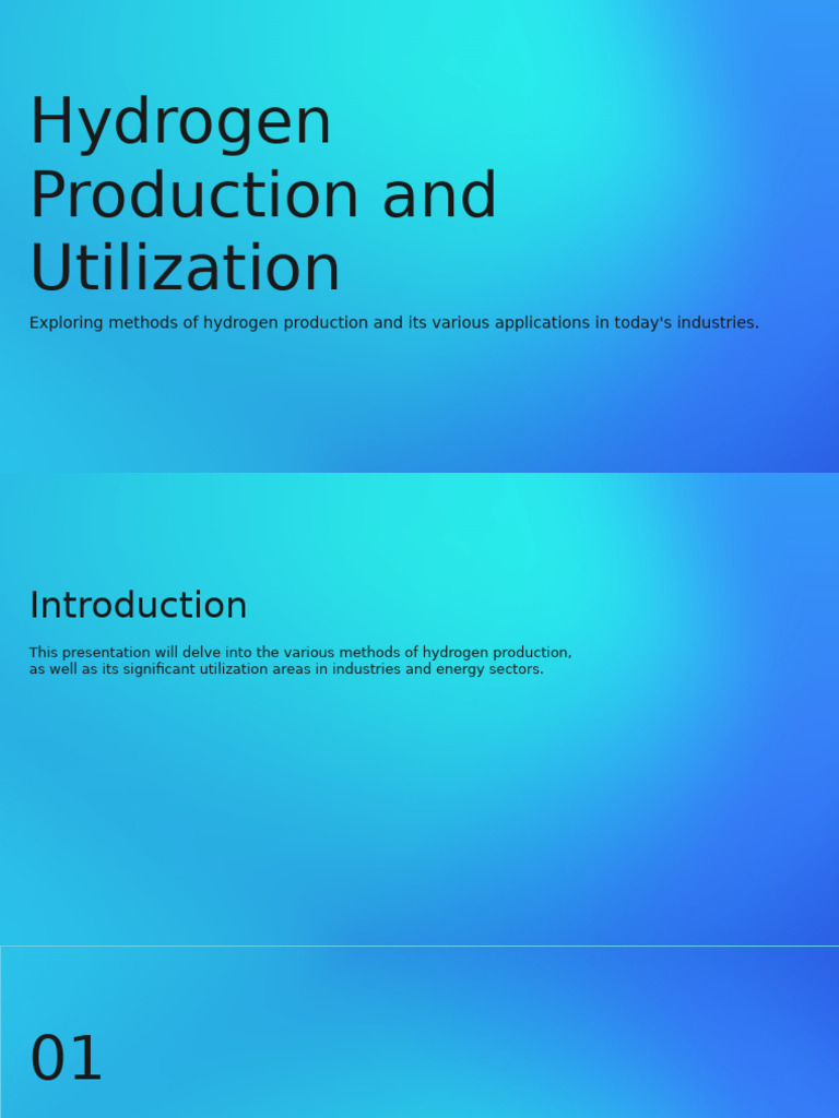 Hydrogen Production and Utilization | PDF | Hydrogen | Biofuel