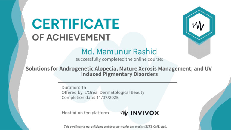 Solutions For Androgenetic Alopecia, Mature Xerosis Management, and UV ...