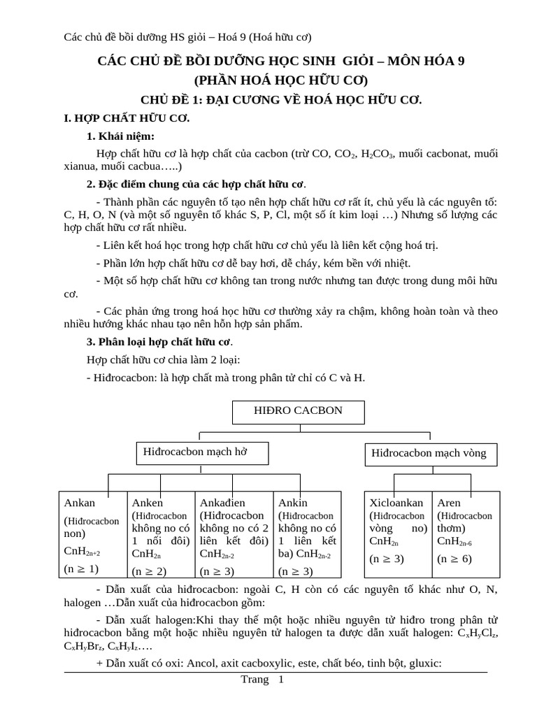 Cac Chu de Boi Duong HSGHHC - Thuvienvatly.com.90df6.38494 | PDF