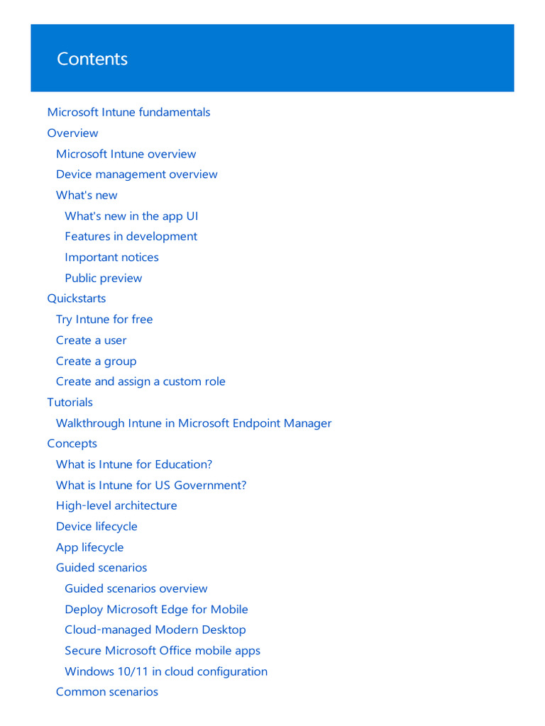 Microsoft Intune Device Management Guide | PDF | Mobile App | Android ...