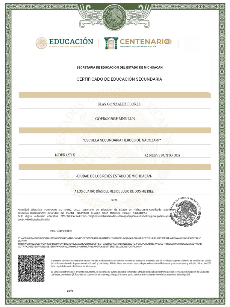 Blas Gonzalez Flores-Secundaria | PDF | Autenticación | Control de acceso