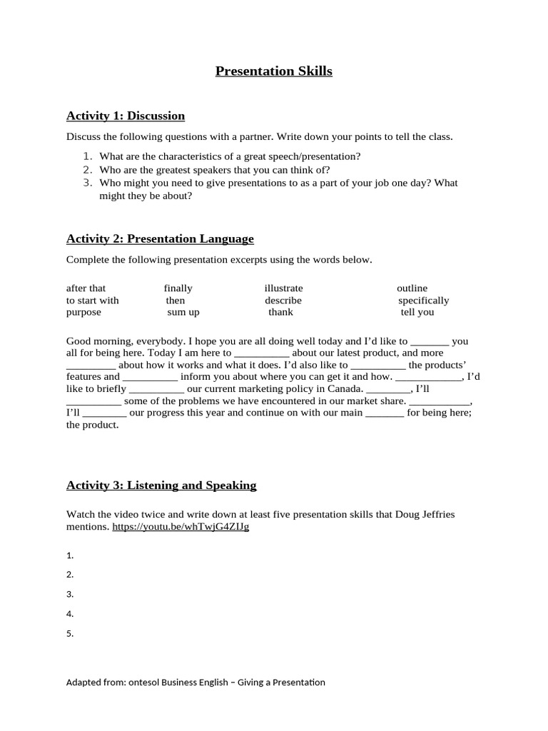 Mastering Presentation Skills Guide | PDF
