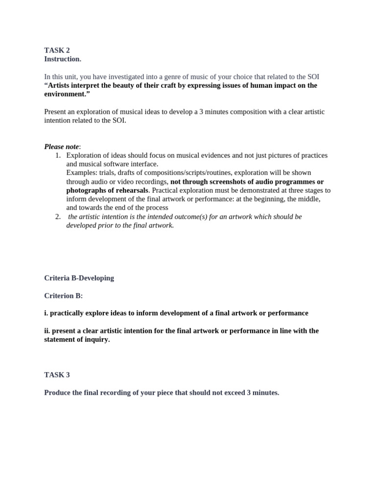 G1 - TASK Sheet 2&3 | PDF