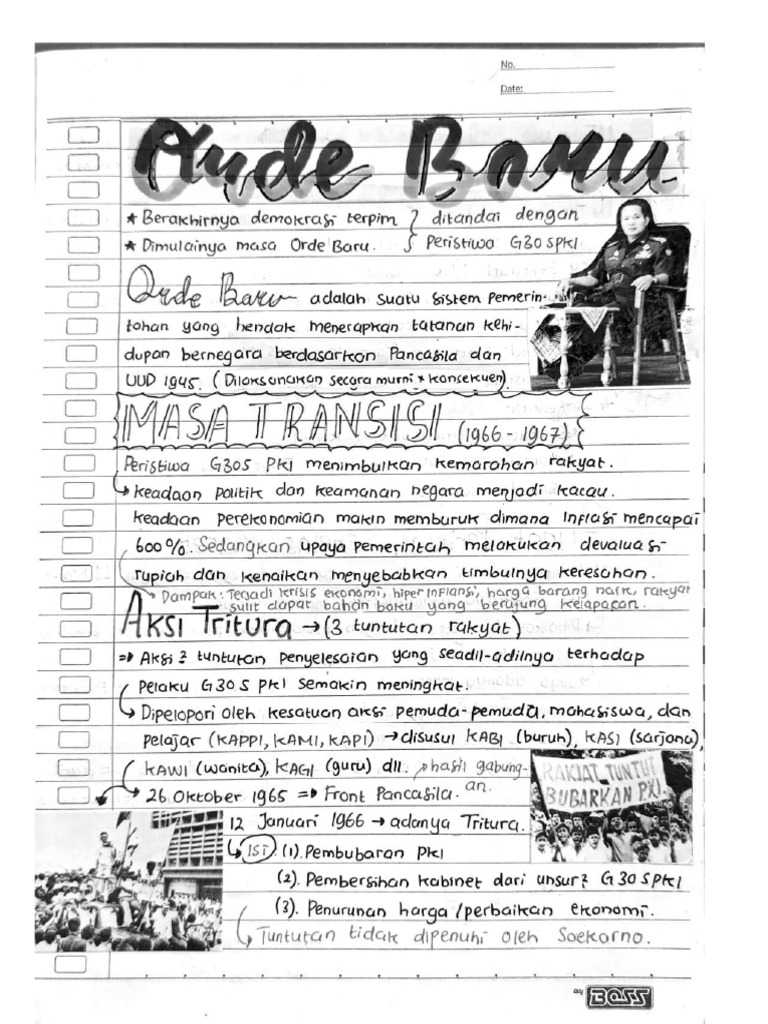 Catatan Sejarah Orba | PDF