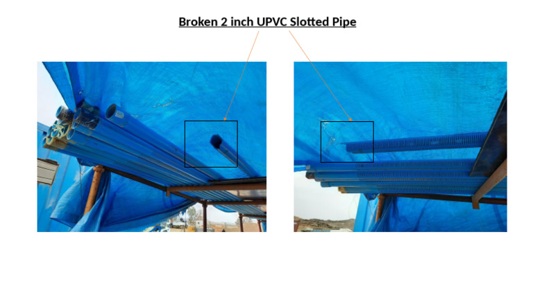 Broken 2 Ich UPVC Slotted Pipe | PDF