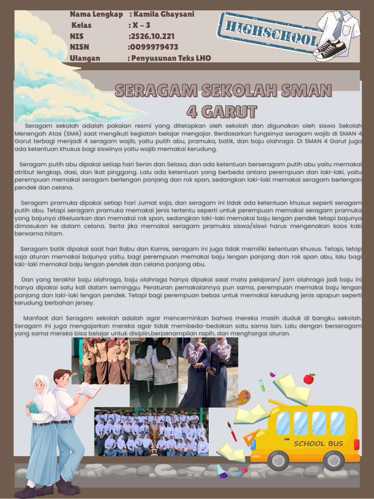 Poster Pendidikan Struktur Teks Anekdot Berwarna Ilustrasi PDF | PDF