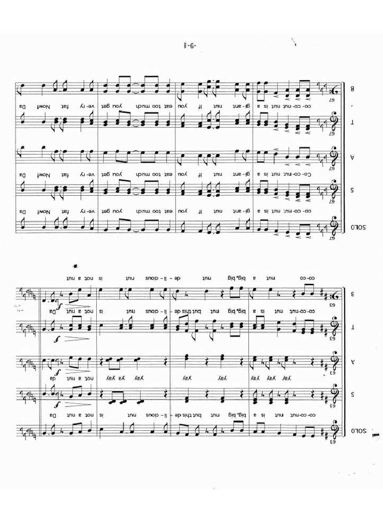 Da Coconut Song | PDF