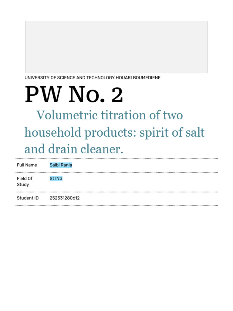 PW 2 Chem | PDF