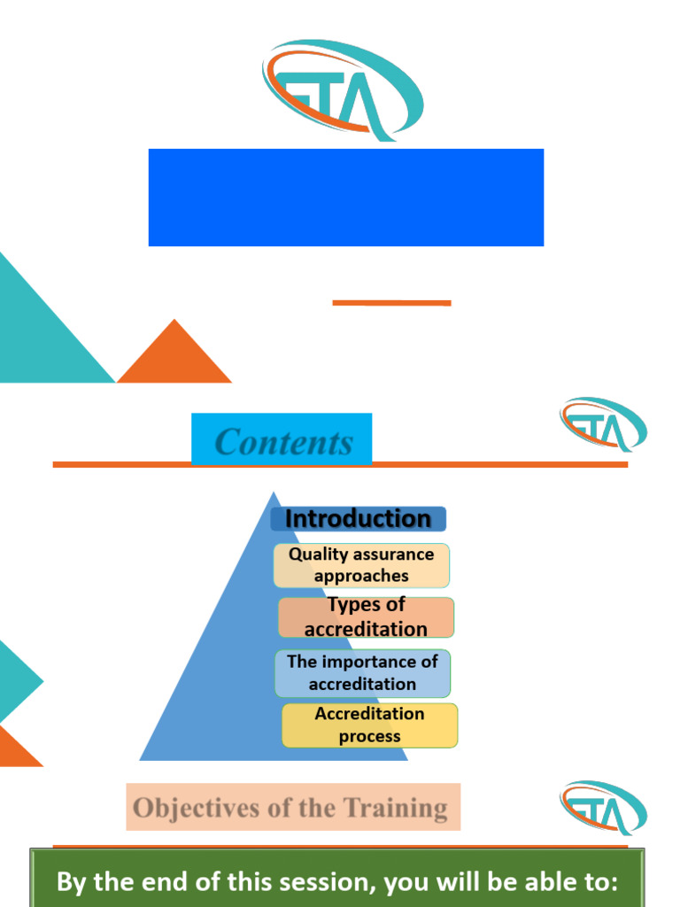 ETA Accreditation Process Overview | PDF | Evaluation | Audit