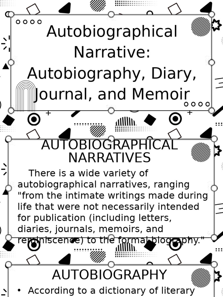 Understanding Autobiographical Narratives | PDF | Autobiographies ...