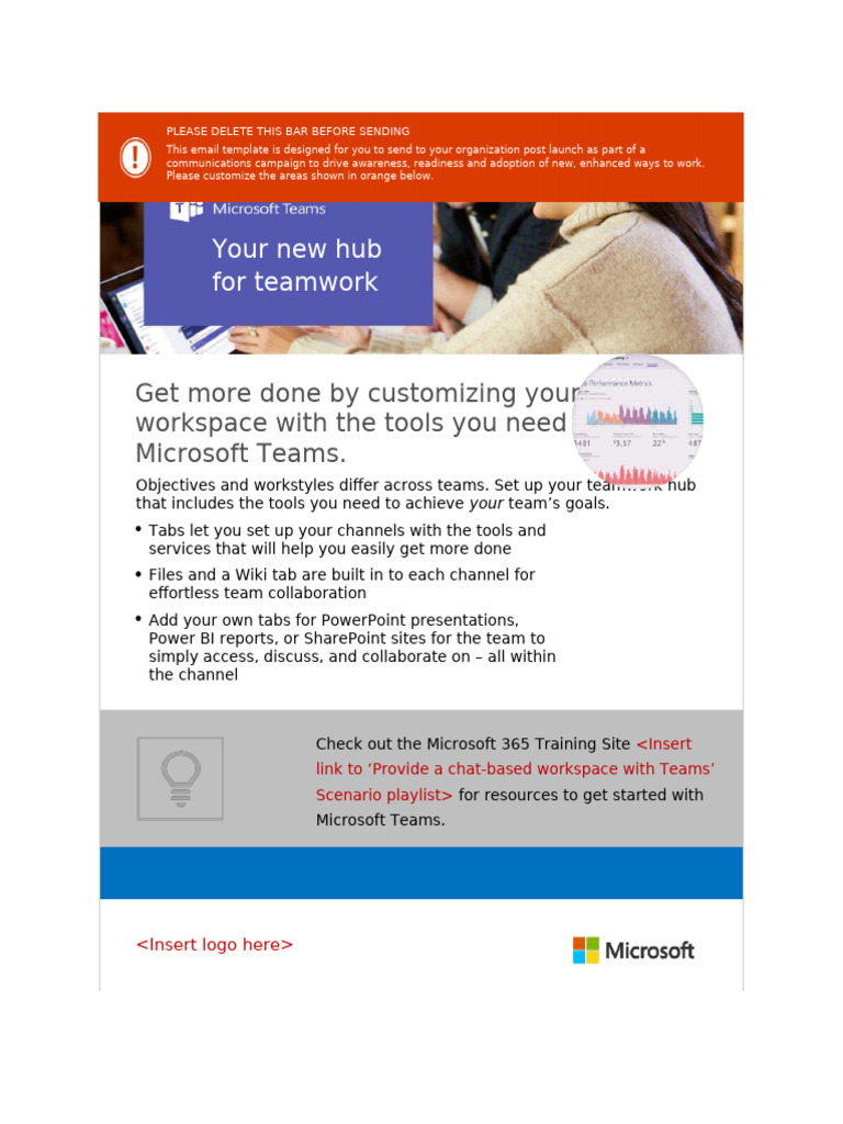 Microsoft Teams Tips and Tricks 2 Template | PDF