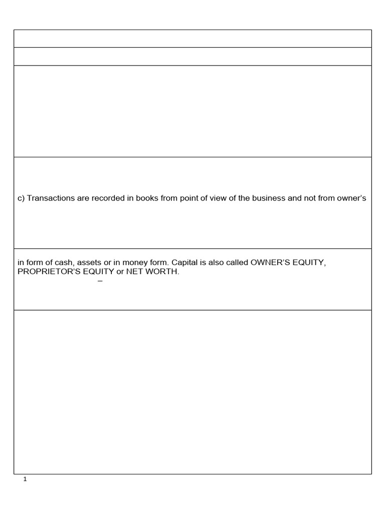 Basic Terms and Concepts | PDF | Debits And Credits | Expense