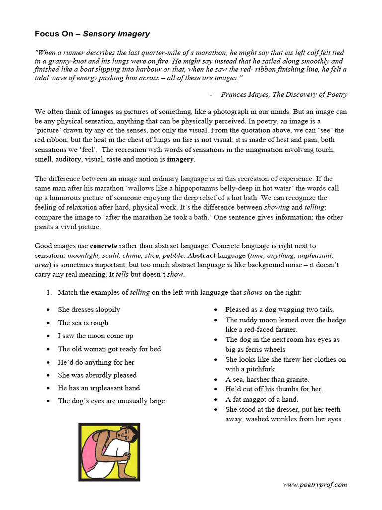 Focus On - Sensory Imagery | PDF | Senses | Perception