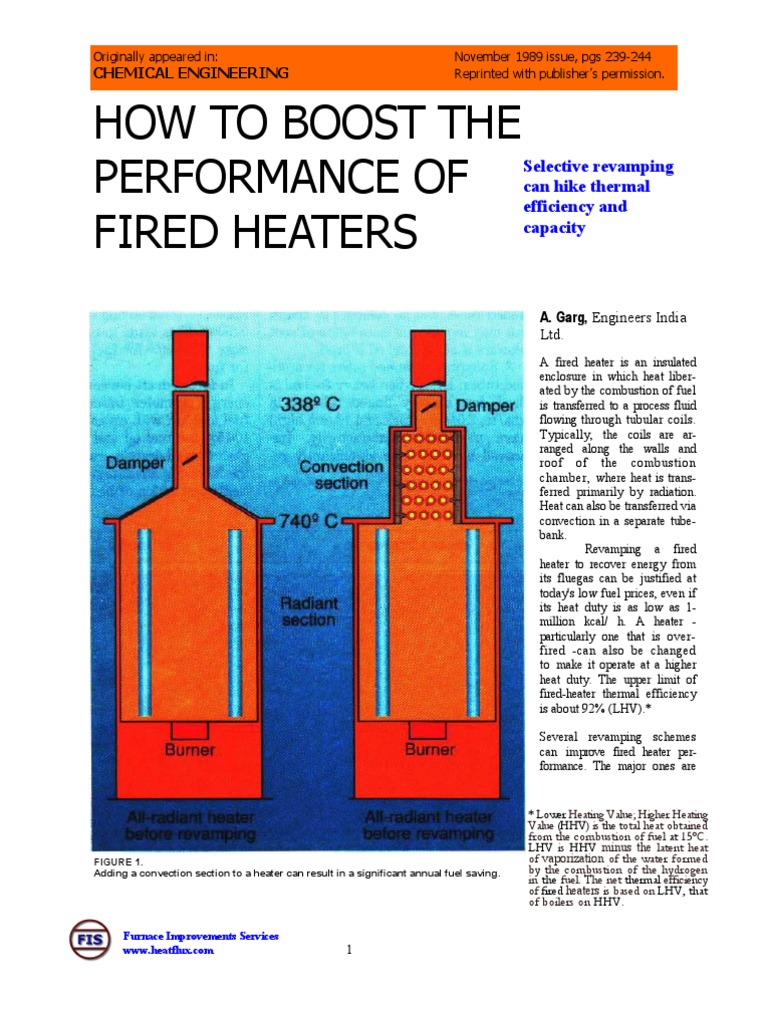 How to Boost the Performance of Fired Heater | Furnace | Hvac