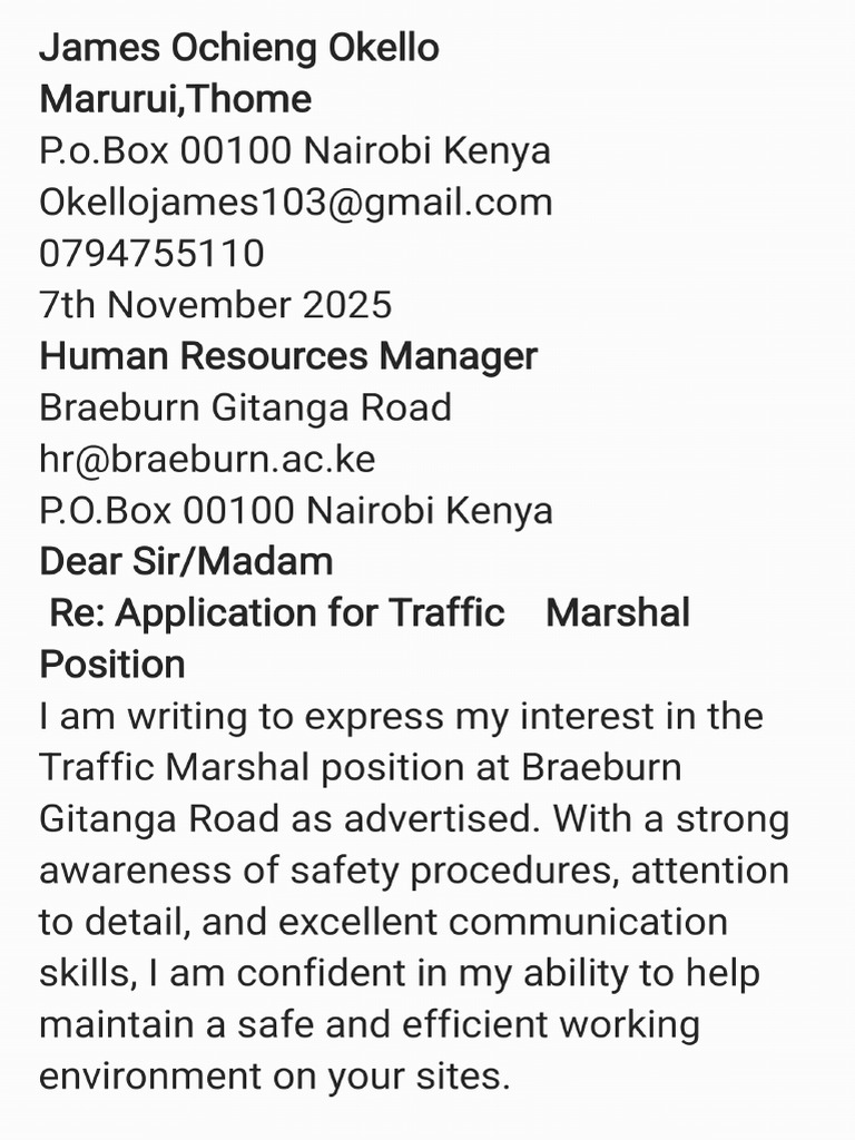 Traffic Marshall App | PDF